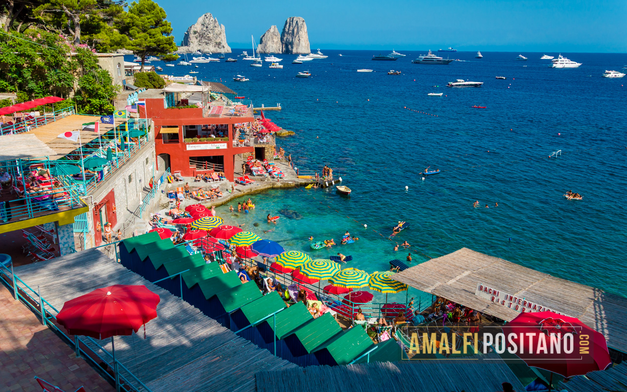 Capri Island - Marina Piccola beach